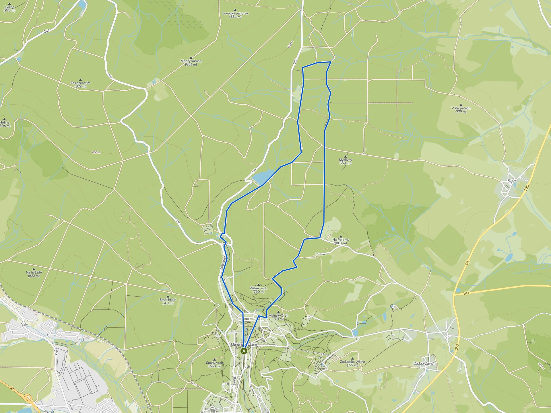 Les plus belles randonnées depuis un arrêt de bus à Karlovarský kraj ...